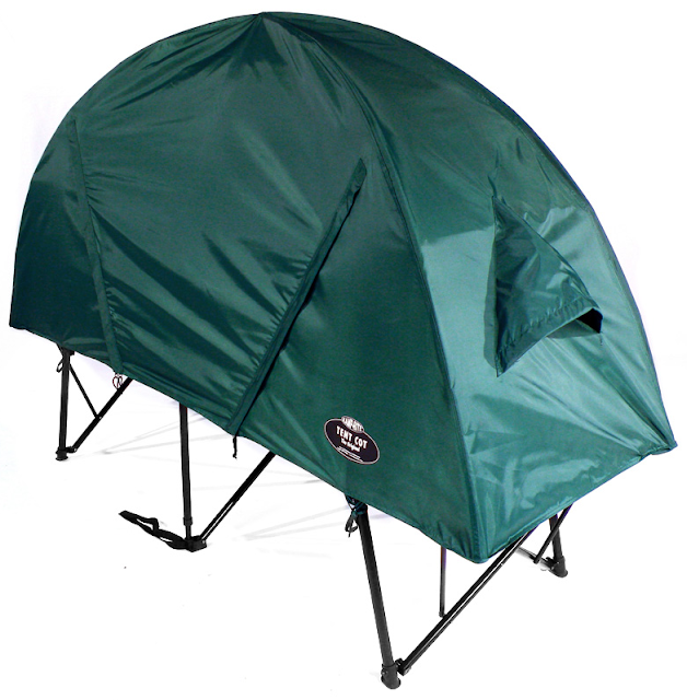 [야전침대와 결합된 1인용 텐트(kamp-Rite Tent Cot) 소개]